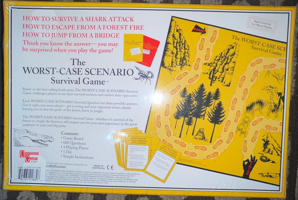 University Games Worst Case Scenario Game BRAND NEW FACTORY SEALED | eBay