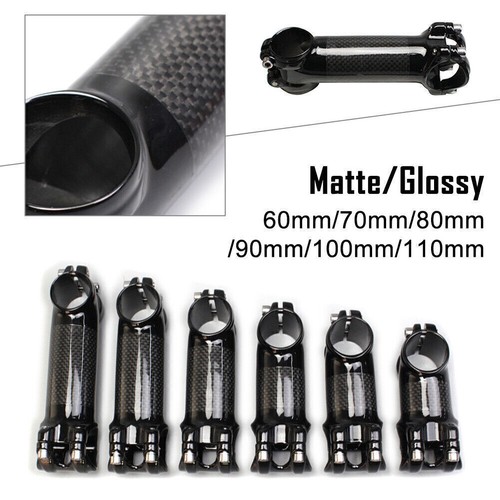 MTB Road Bike Stem Alloy Carbon Bicycle Handlebar Stems 31.8*80/90/100 ...