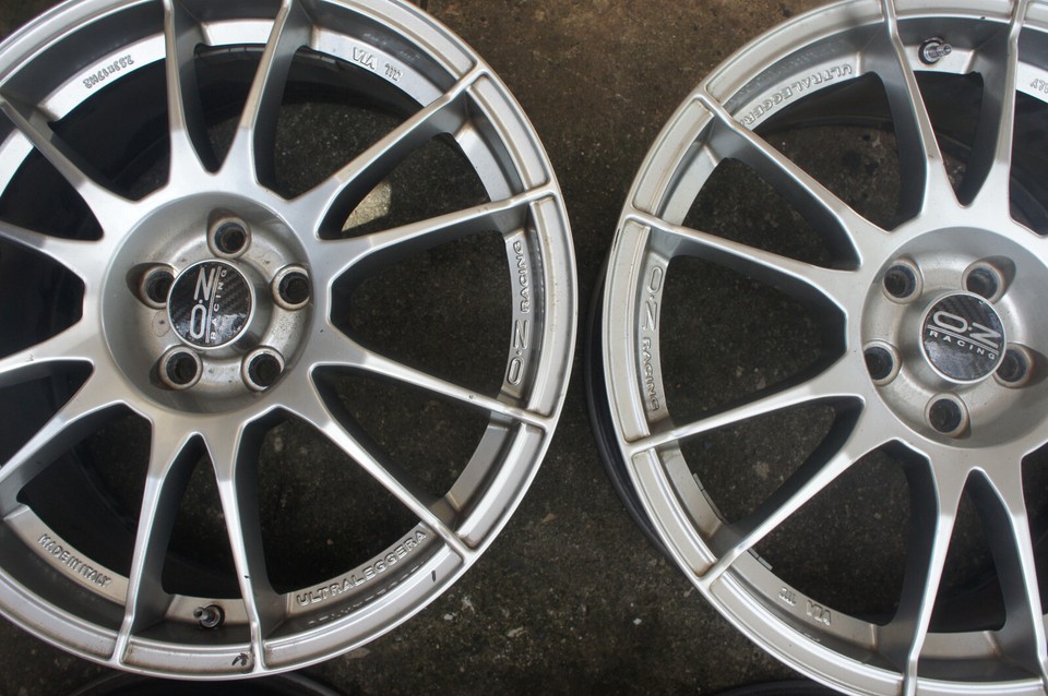 17" OZ Racing Ultraleggera Wheels for Subaru GC8 Impreza WRX GF8 GDA ...