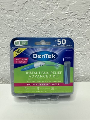 Dentek Adult Instant Pain Relief Kit Maximum Stregnth 50 Each | eBay