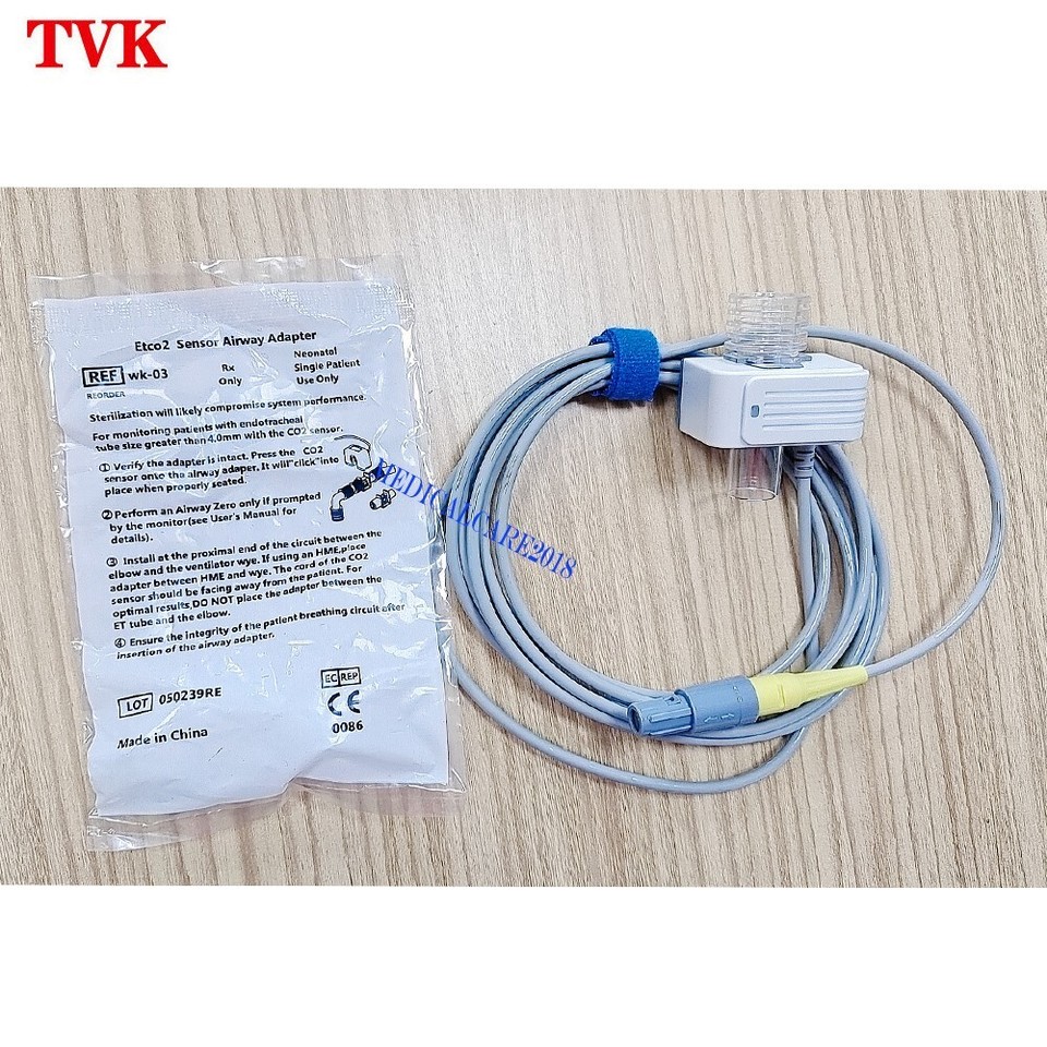 Mainstream Capnograph ETCO2 Sensor For Bionet BM3 BM3Vet,NDIR CO2 ...