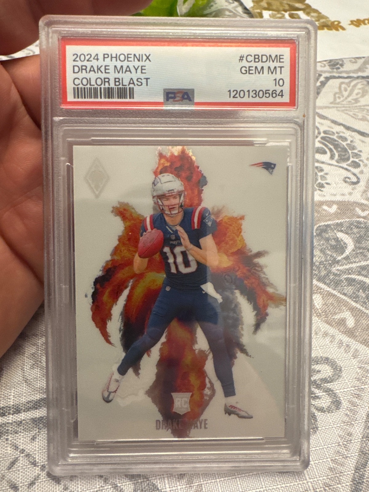2024 Panini Phoenix - Color Blast Drake Maye #CB-DME (RC) | eBay