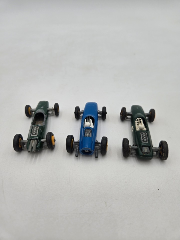 Matchbox Lesney Racing Cars Lotus No 19 BRM No 52 Lot of 3 Vintage ...