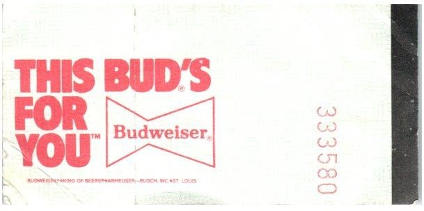 Hot Tuna Concert Ticket Stub August 25 1986 Glen Mills Pennsylvania ...