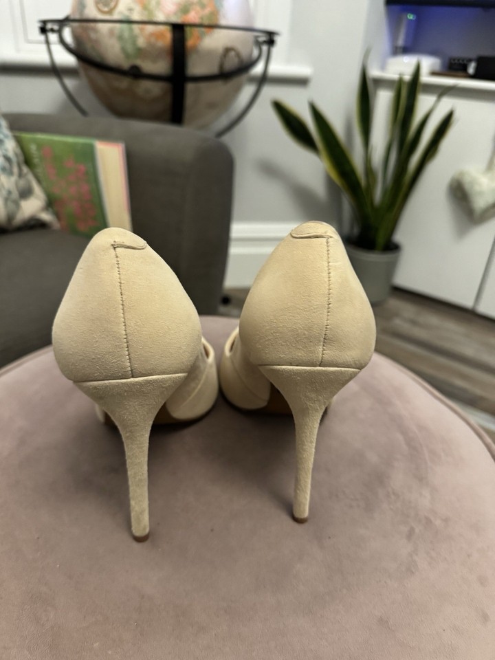 Next Signature Forever Comfort Beige Suede Stiletto Heels Uk 6.5 Eu 40 ...