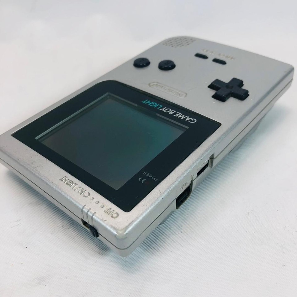 NINTENDO Game Boy Light Backlit Handheld Console System Silver MGB-101 ...