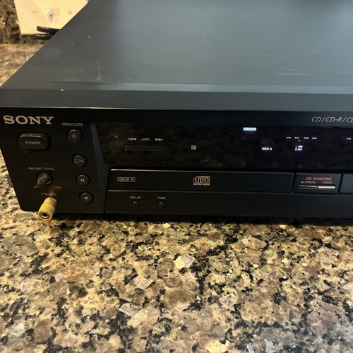 Sony RCD-W3 CD Player Recorder CD-R Music Disc Dual Tray no Remote | eBay