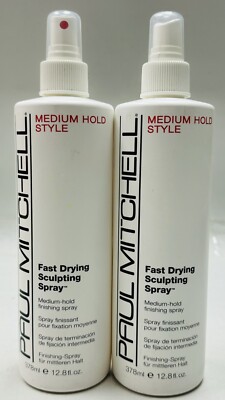 2 paul mitchell fast drying sculpting medium hold spray 12.8oz scuffed ...