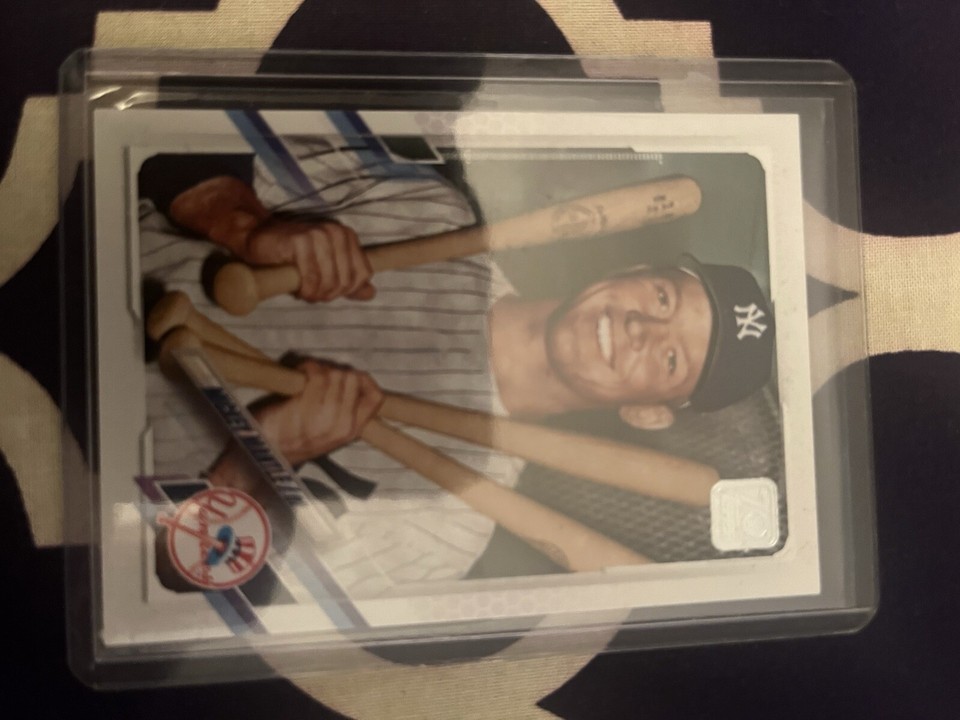 TOPPS BASEBALL 2021 SERIES 2 #52 MICKEY MANTLE SSP IMAGE VARIATION ...