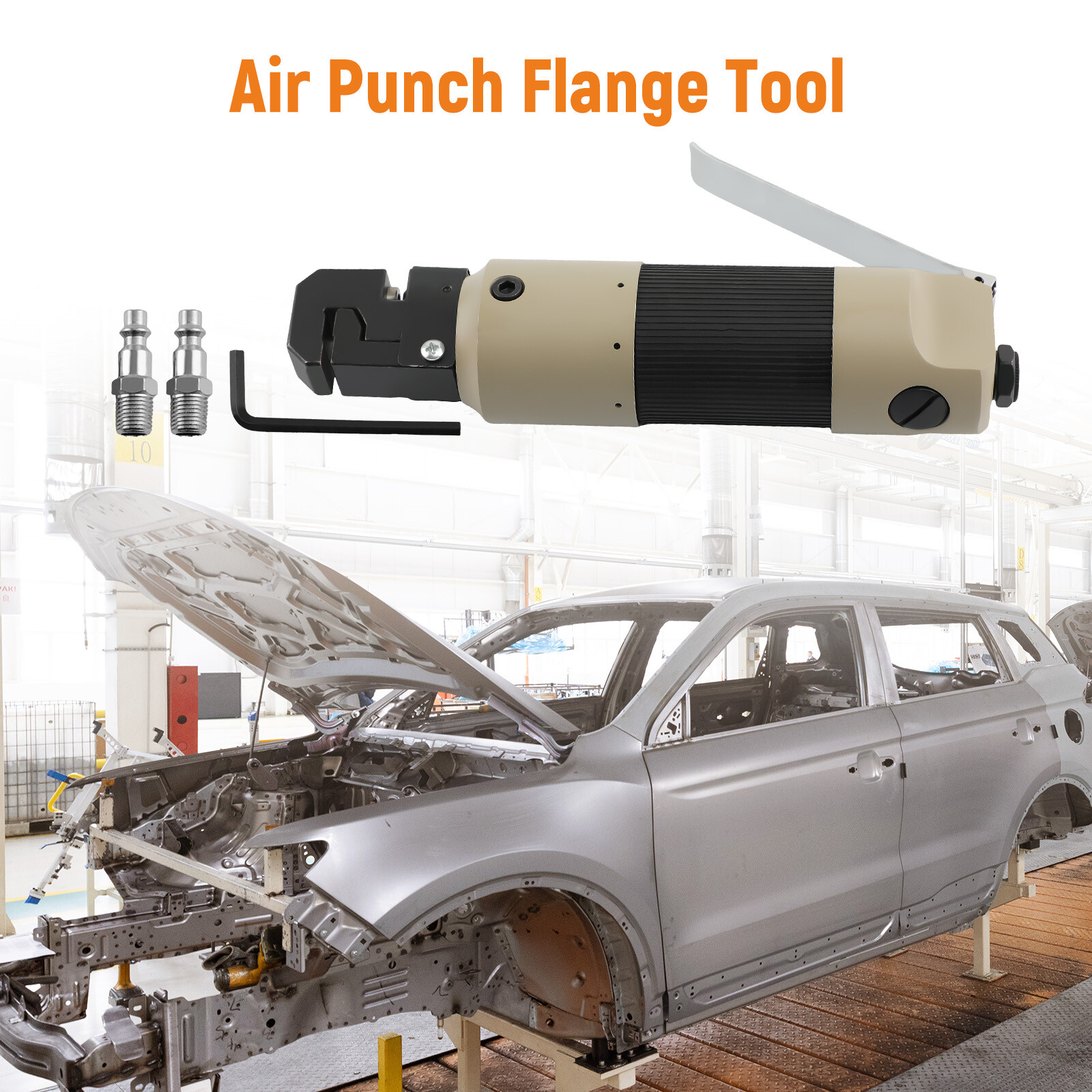 New Air Punch Flange Pneumatic Puncher Crimper Air Flange Tools For Car ...