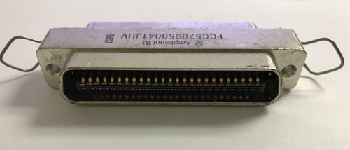 Amphenol SCSI TERMINATOR CENTRONICS 50 PIN MALE TO FEMALE PASS THROUGH ...