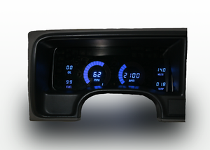 1995-1999 Chevy Truck Digital Dash Panel Blue LED Gauges For LS Swap ...