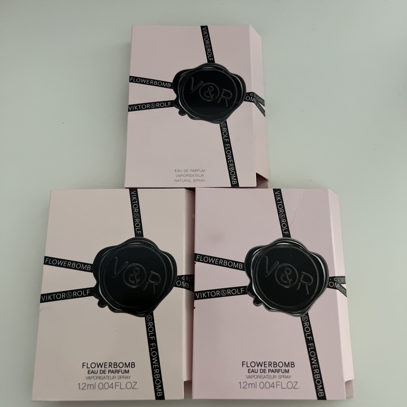 3X NEW VIKTOR & ROLF Flowerbomb Eau de Parfum Spray 1.2ml 0.04oz ...