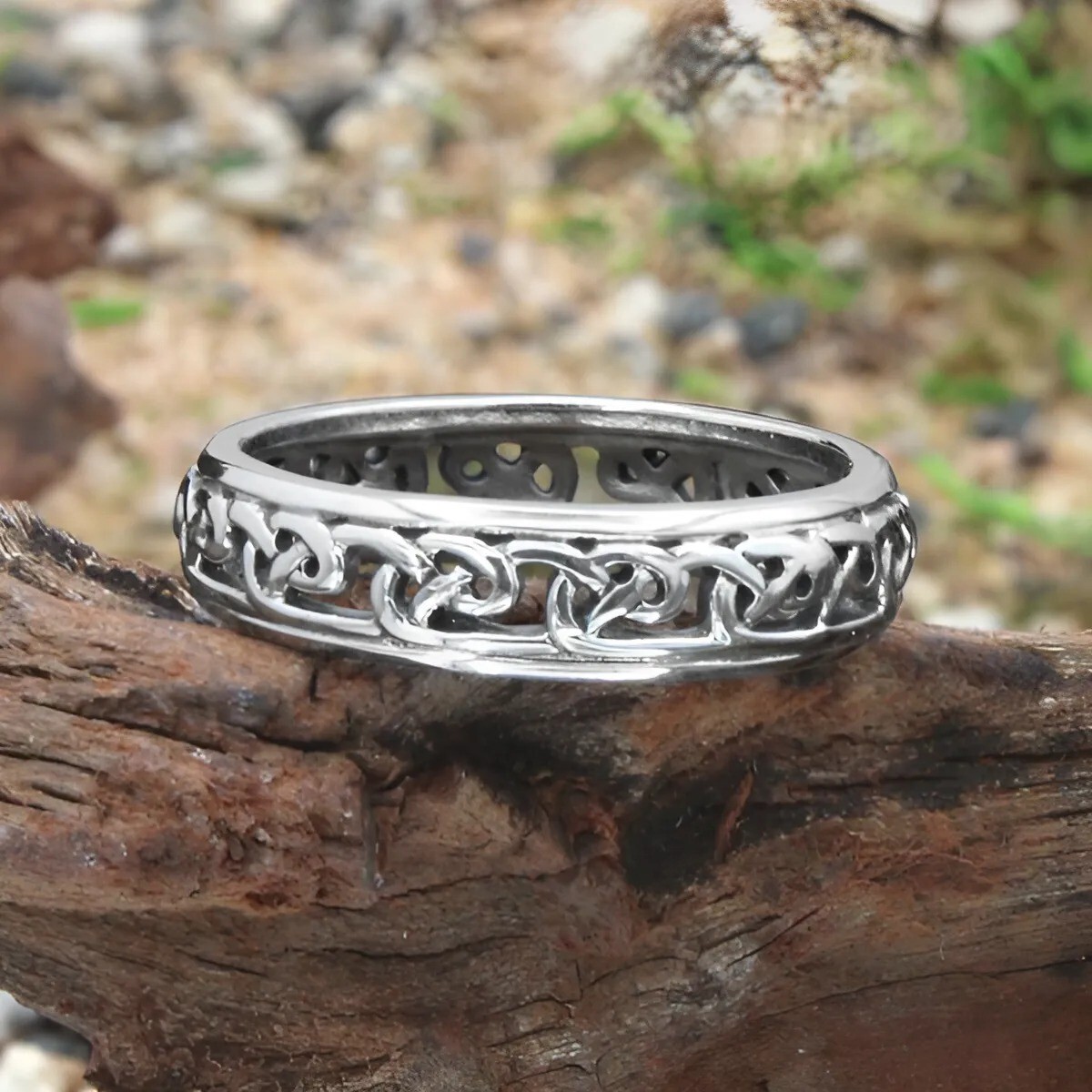 Celtic Infinity Ring Sizes 4-15 - Sterling Silver Infinity Knotwork ...