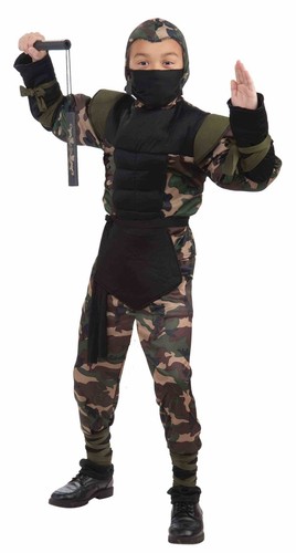 Kids Boy's Secret Striker Force Ninja Costume | eBay