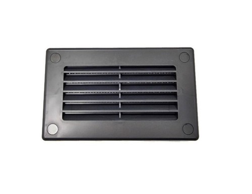 Graphite Rectangular Channel Cover 55mm / 110mm Pipe Closure Air Vent ...
