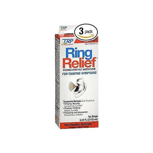 TRP Ring Relief Homeopathic Medicine Ear Drops Tinnitus Symptoms 0.33 ...