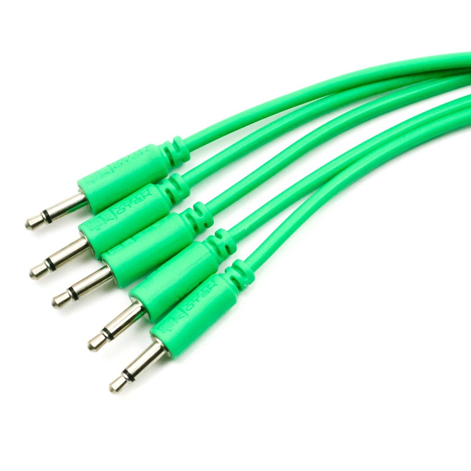 Eurorack Patch Cables - 20 Pack by Synthrotek 3.5mm 1/8 inch Mono 6" 12 ...