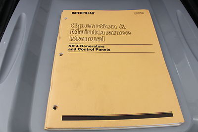 Caterpillar SR4 Generatators & Control Panels Operations & Maintenance ...