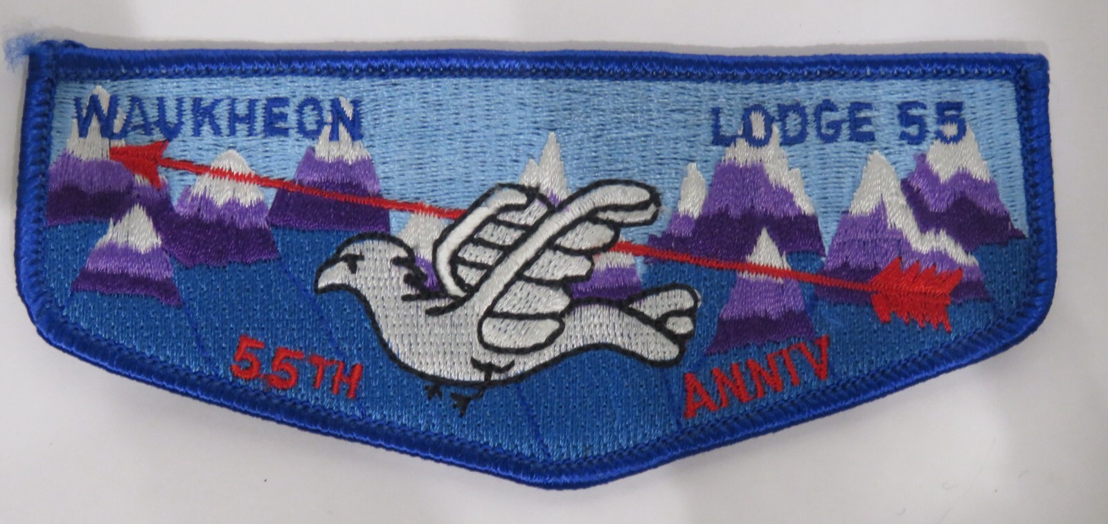 Boy Scouts America WWW OA Pocket Patch Lodge 55 ~ 55th Anniversary ...