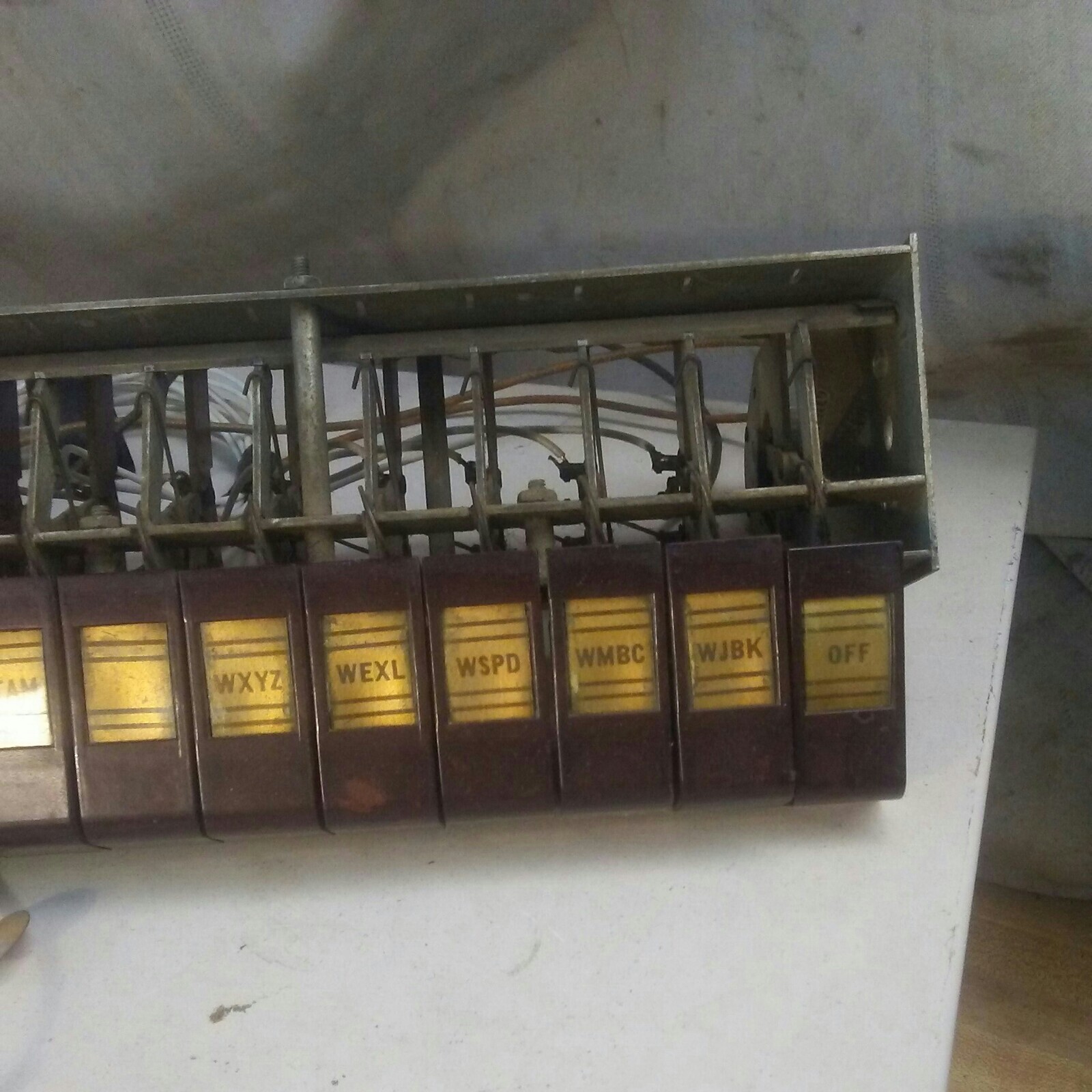 Vintage philco radio parts push button assembly | eBay