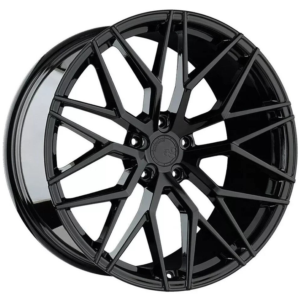 22" AVANT GARDE M520R GRAPHITE FORGED CONCAVE WHEELS FITS JEEP GRAND ...