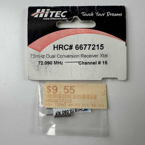 Hitec HRC 6677215 72mHZ Dual Conversion Receiver Crystal (72.090 MHz Ch ...