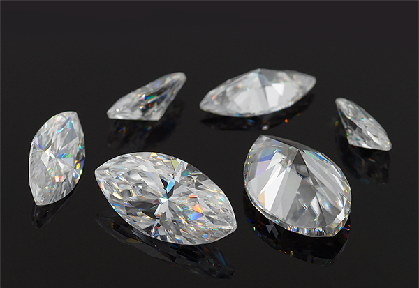 Loose Moissanite Marquise Cut Real Gem Stone W. GRA Certificate All ...