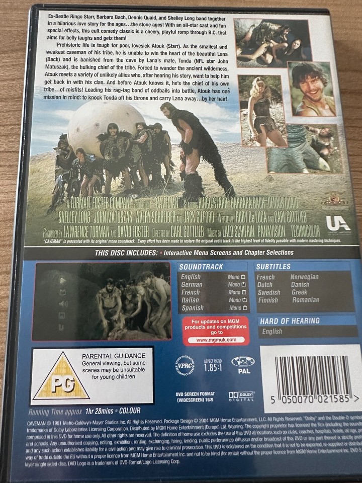 Ringo Starr - Caveman DVD Region 2 5050070021585 | eBay