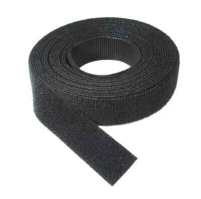 VELCRO Strip Hook & Loop One Wrap Double Sided Strapping Black 0.1 to ...