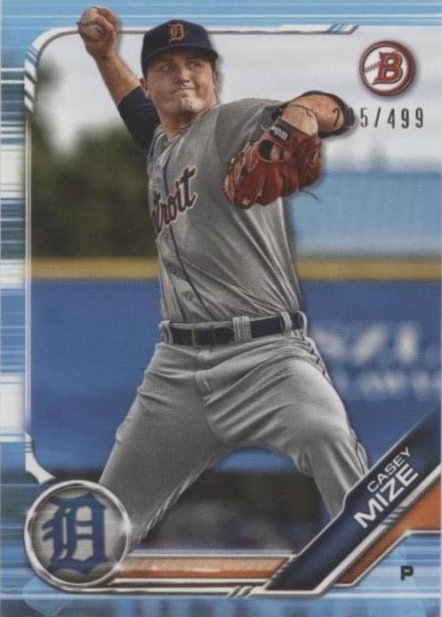 2019 Bowman - Prospects Casey Mize #BP-49 Sky Blue /499 (RC) for sale ...
