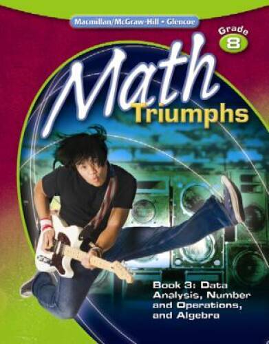 Math Triumphs, Grade 8, Student Study Guide, Book 3: Data Analysis ...