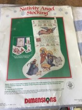 Dimensions Nativity Stocking Counted Cross Stitch Kit Christmas 8386 ...