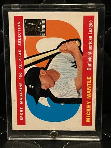 1996 Topps REPRINT Commemorative #29 Topps Mickey Mantle Baseball Card ...
