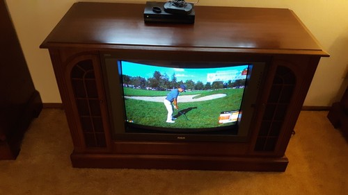 RCA vintage Color Console 27 inch TV good video quality WORKS! LOCAL ...