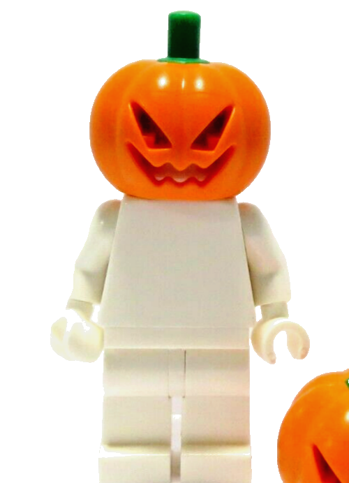 Lego Pumpkin Jack O Lantern White Minifigure Not Included Halloween ...