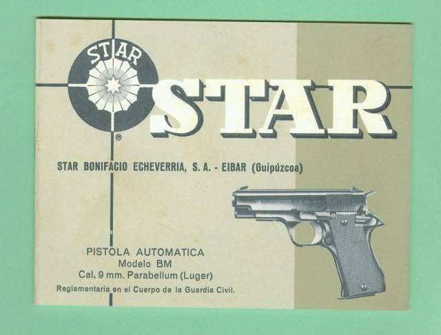 Star Model BM Owners Manual Reproduction | eBay