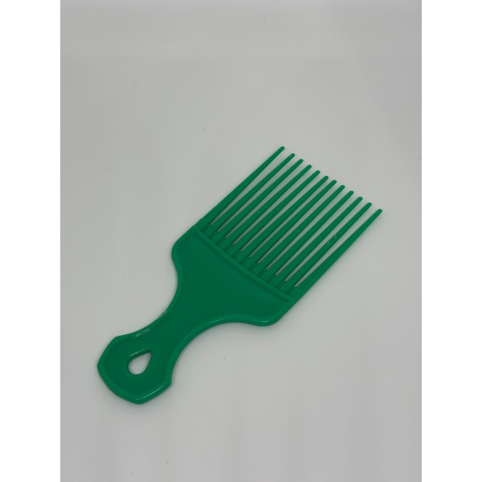 Vintage Green Plastic Hair Pick Comb For All Hair Types Styling | eBay
