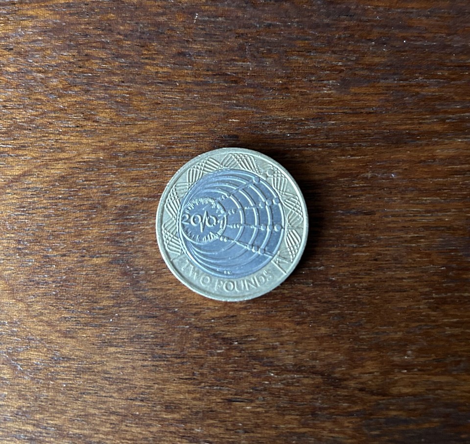 Two £2 Pound Coin UK Coins Olympics, Florence Nightingale, Dickens ...