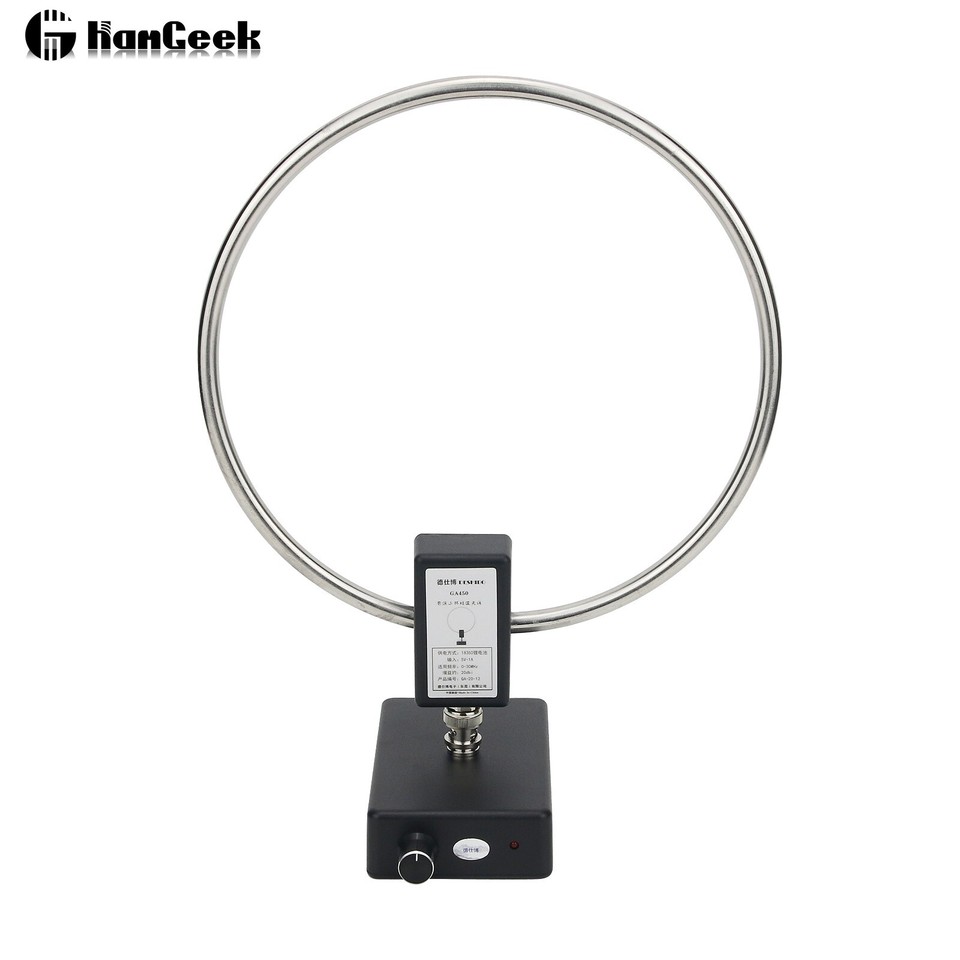 HamGeek Indoor Shortwave Loop Antenna SDR Short Medium Wave Radio SW 2. ...