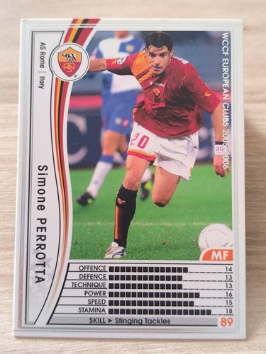 Panini 2005-06 - C194 WCCF Base - AS Rome - Simone Perrotta - 252/336 ...