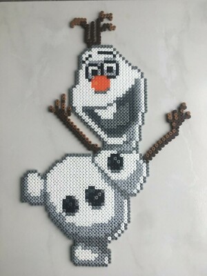 PIXEL ART / PERLES A REPASSER OLAF DE LA REINE DES NEIGES | eBay