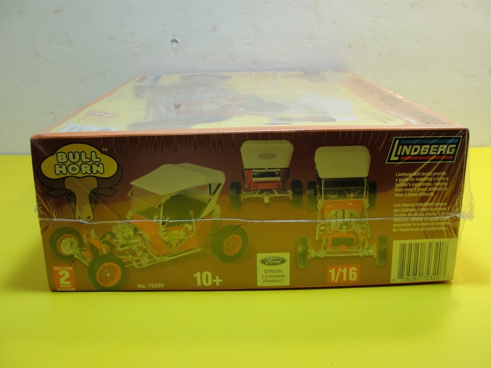 Lindberg Model T Hot Rod Bull Horn 1:16 Plastic Model Kit 72320 New ...