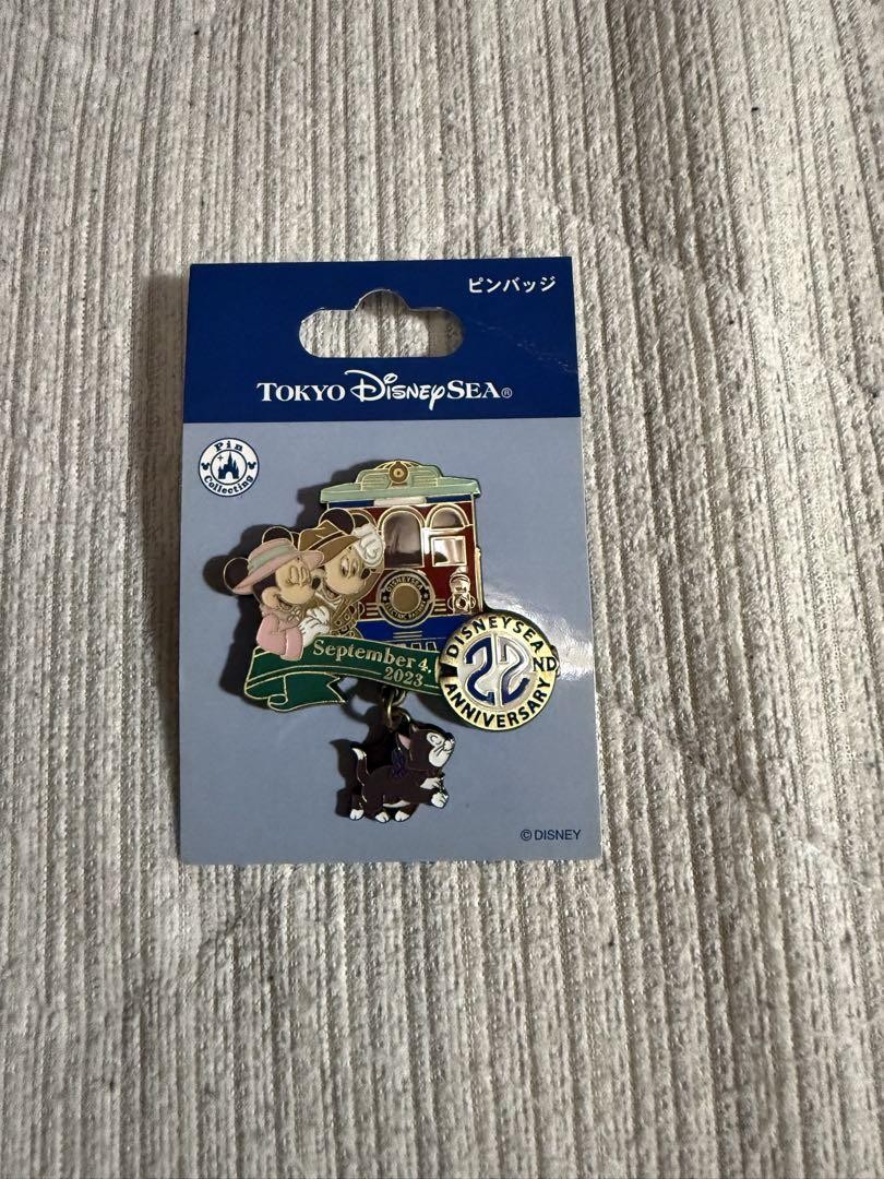 Tokyo DisneySea 22nd Anniversary Pin Badge | eBay