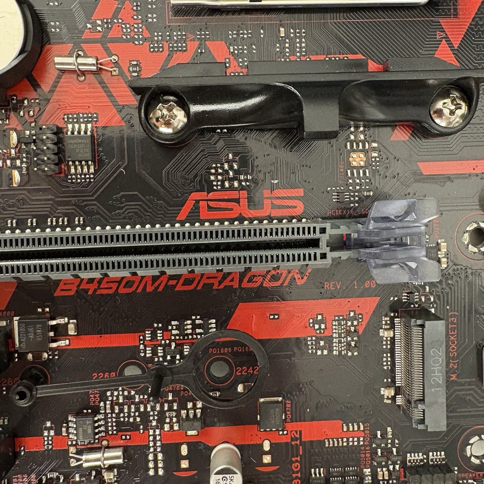 Asus B450M Dragon AM4 AMD Ryzen DDR4 mATX Gaming Motherboard - Windows ...