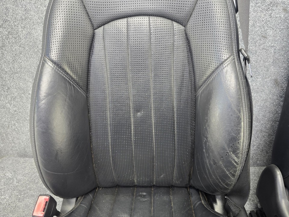 Front Leather Seat Seats Set 2009-2012 Mercedes R230 Sl63 Sl550 Sl65 ...