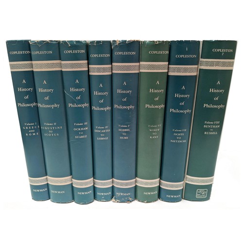 HISTORY OF PHILOSOPHY Frederick Copleston 8 Volumes HB in DJ 1956-1966 ...