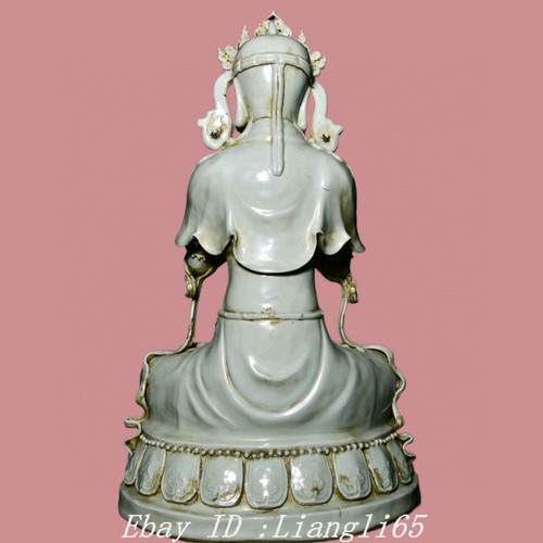 22,4'' Song Dynastie Hutian Ofen Porzellan Kwan-yin Boddhisattva Göttin ...