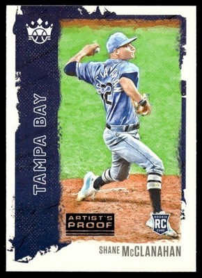 2021 Panini Diamond Kings Artist Proof Blue Shane McClanahan Rookie Tampa Bay | eBay