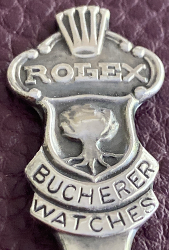 Lucerne Lion Rolex Bucherer Watches B 100 12 Vintage Souvenir Spoon ...